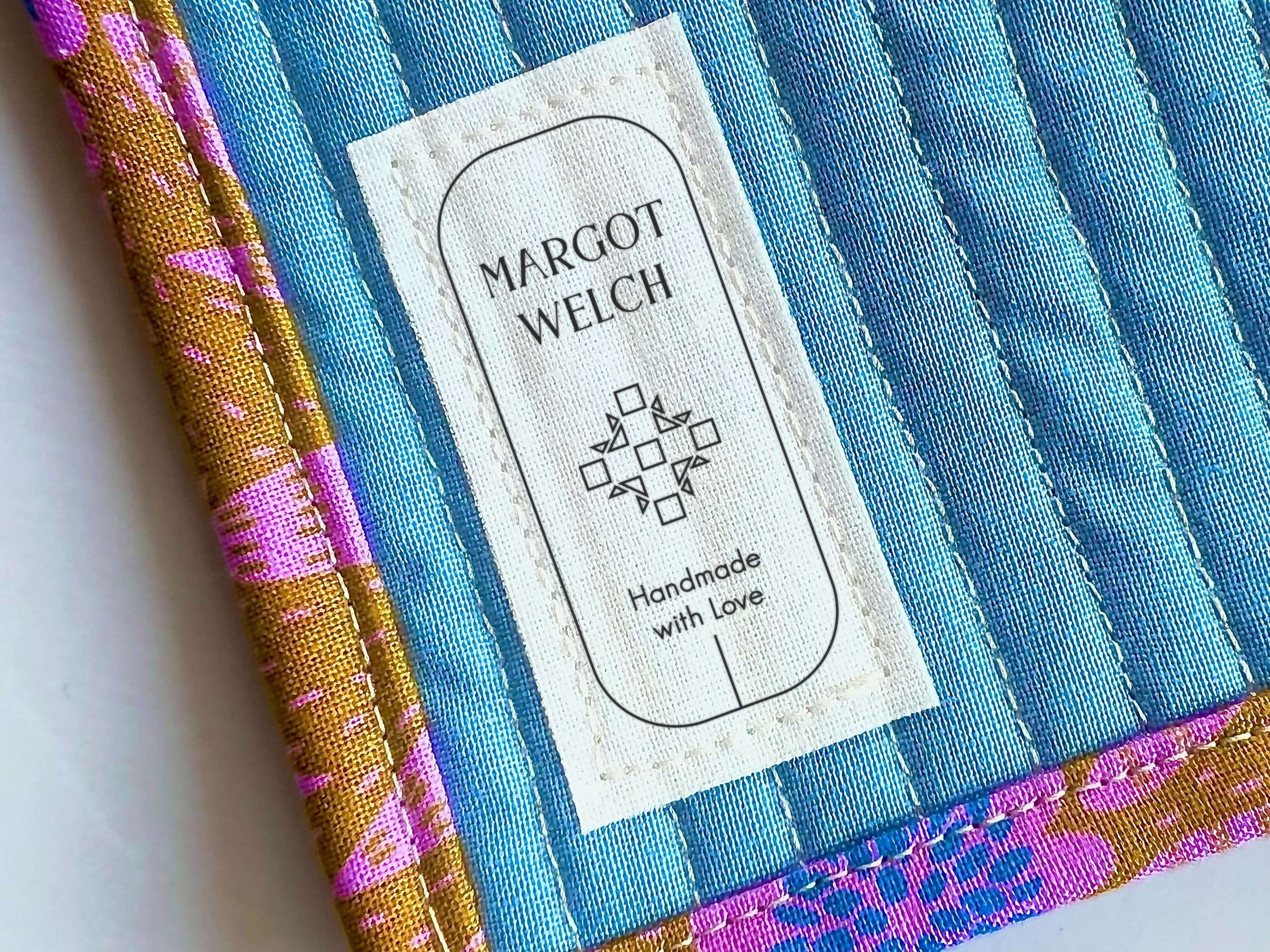 Pre-cut Personalized Cotton 10 Quilt Labels, Quilt Tag, Quilting Label ...