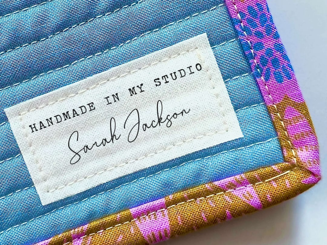 Pre-cut Personalized Cotton Quilt Labels, Quilt Tag, Quilting Label ...