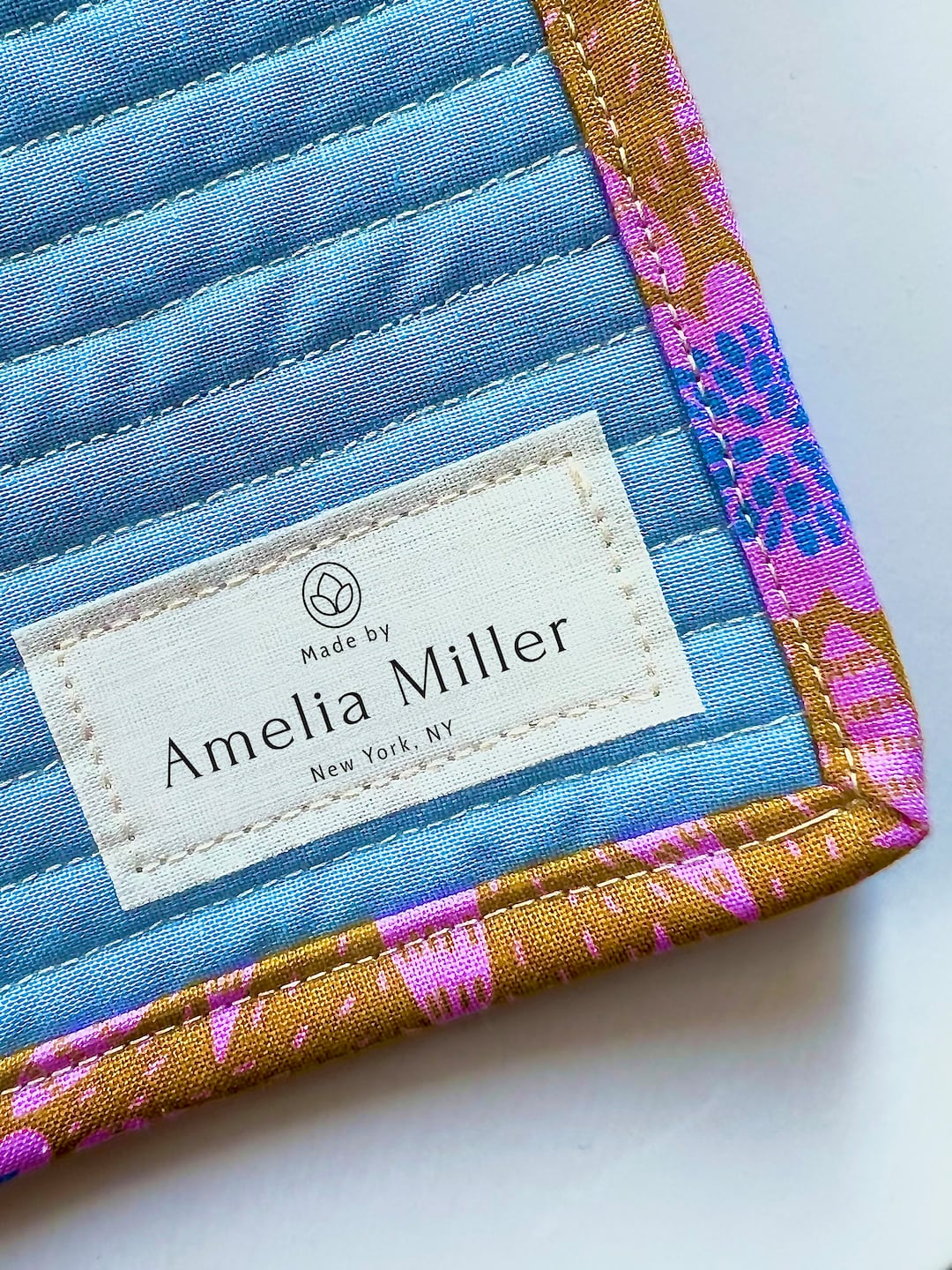 Pre-cut Personalized Cotton Quilt Labels, Quilt Tag, Quilting Label ...