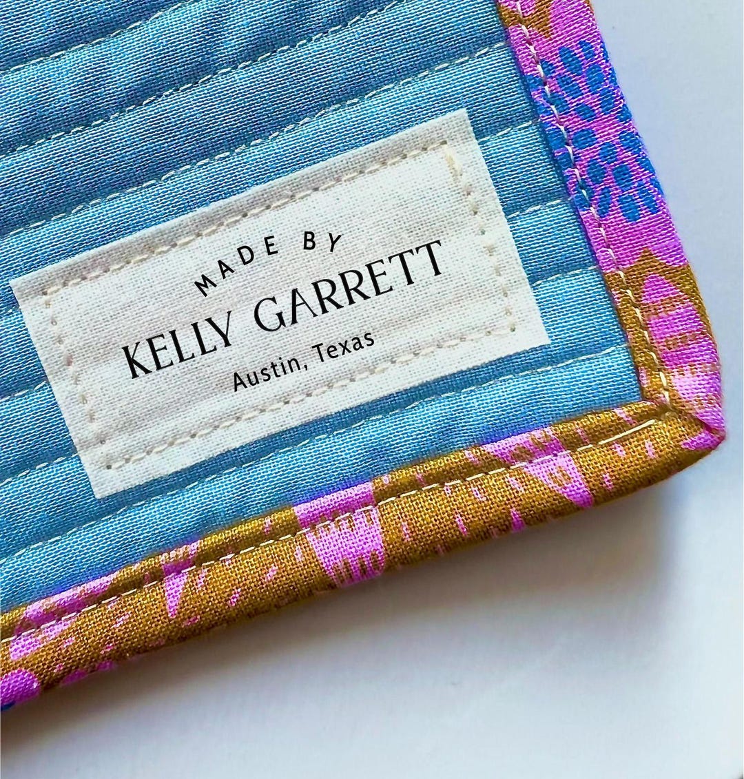Pre-cut Personalized Fabric Labels, Fabric Tag, Quilting Label, Fabric ...