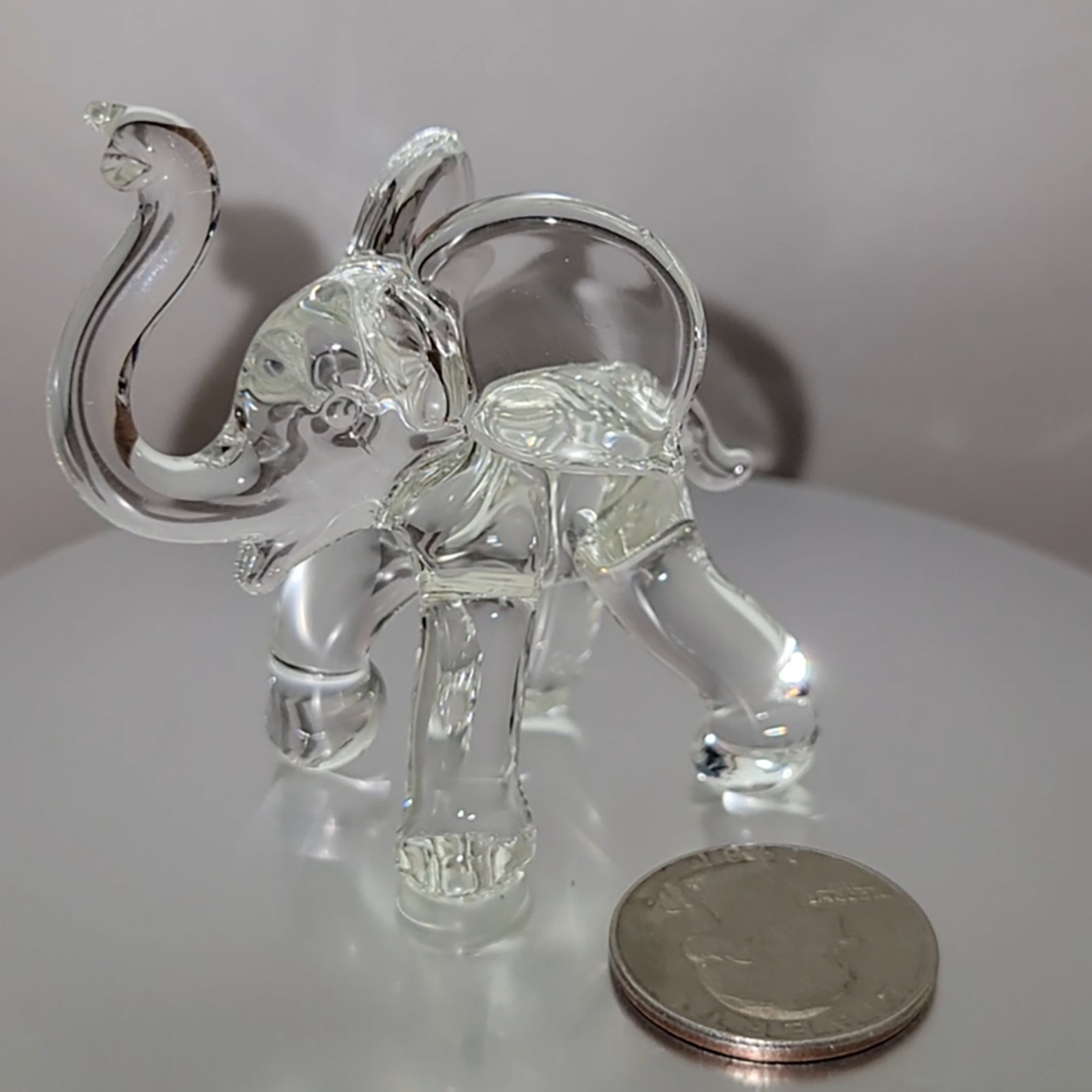 Crystal Elephant - Etsy