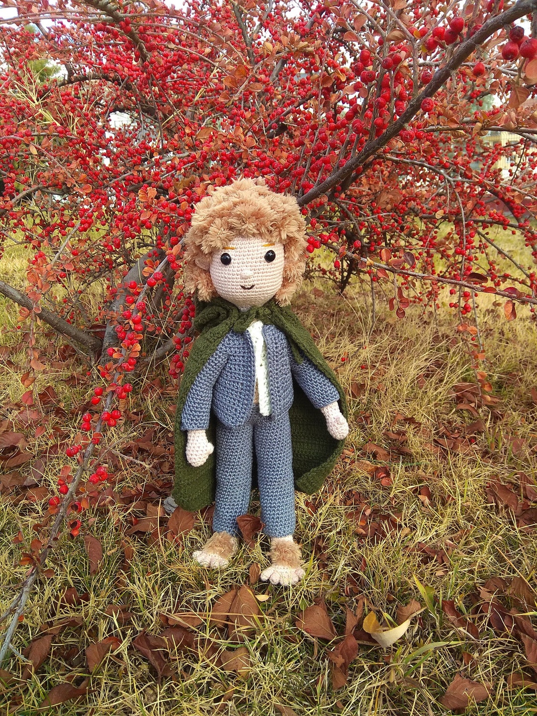 Samwise Gamgee From the Hobbit Handmade Amigurumi Crochet Toys Custom ...