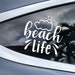 Beach Life Decal, Love the Beach Decal, Wave Sticker Graphic, Ocean ...