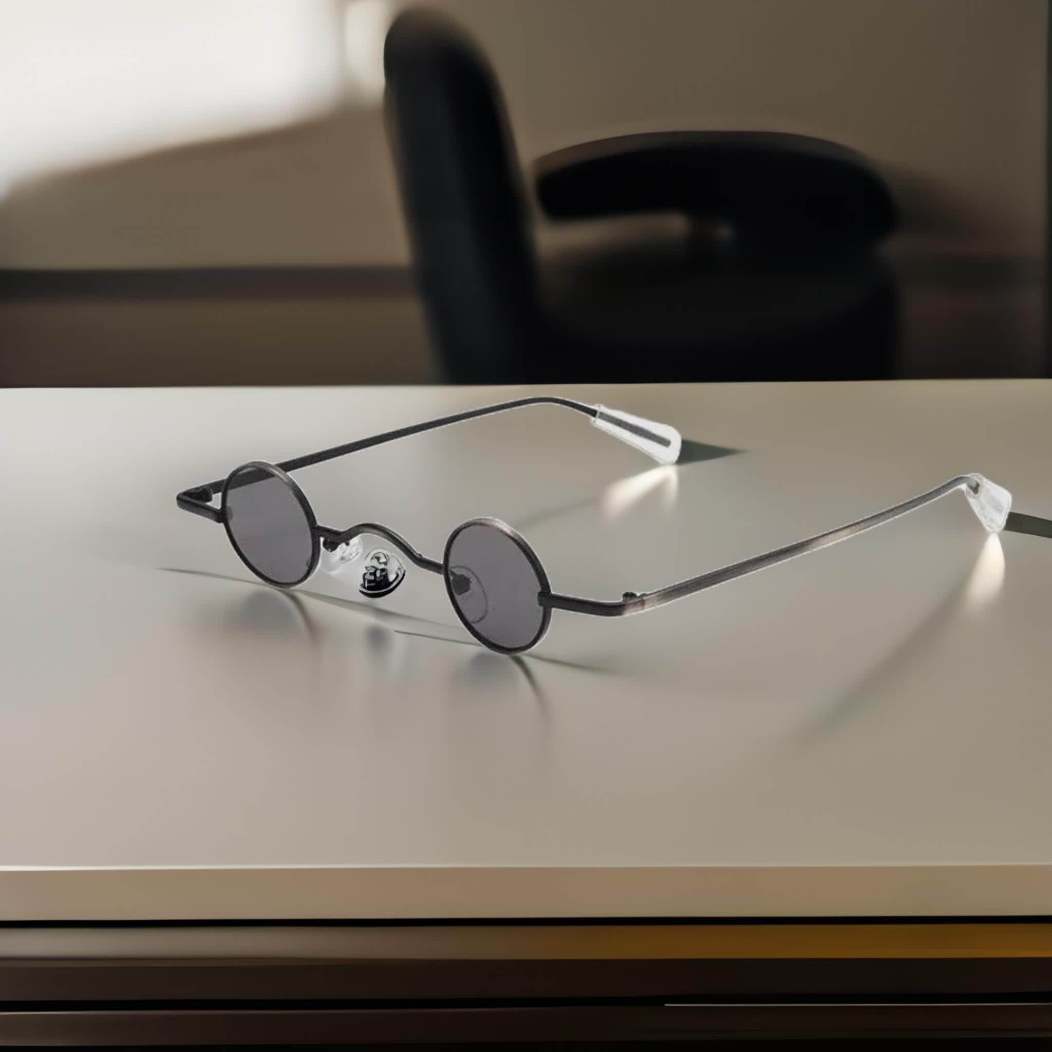 Small Round Steampunk Glasses Round Sunglasses Emo Retro - Etsy