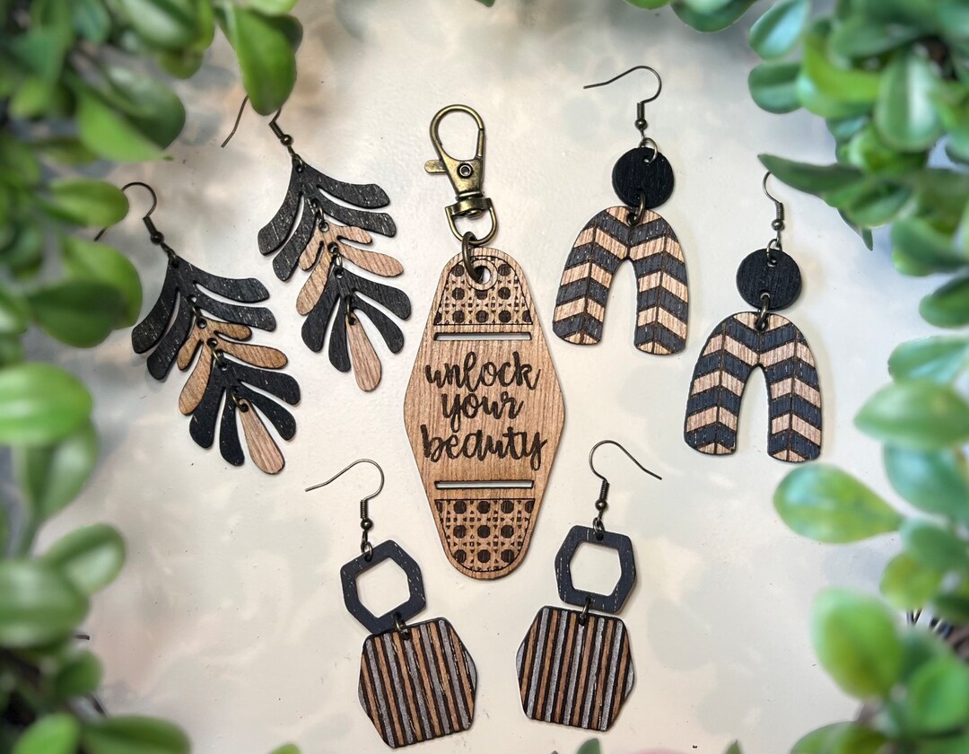 Moody Wood Earring Set or Buy Individually - Etsy