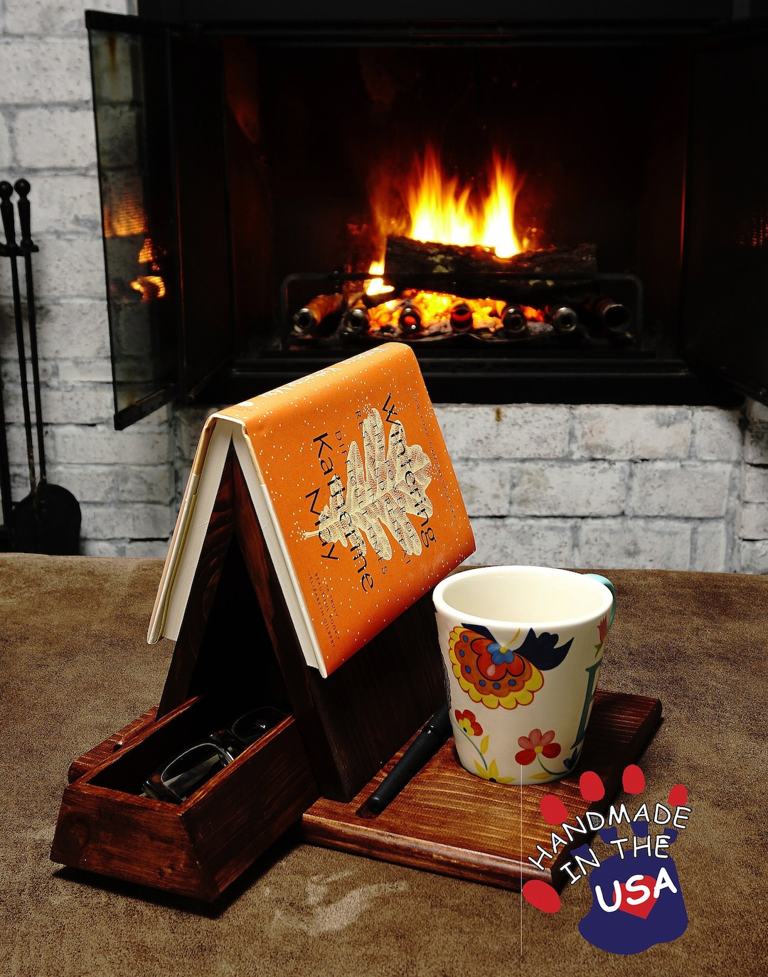 Personalized Solid, Wooden Book Rest / Book Holder / Book Valet ...