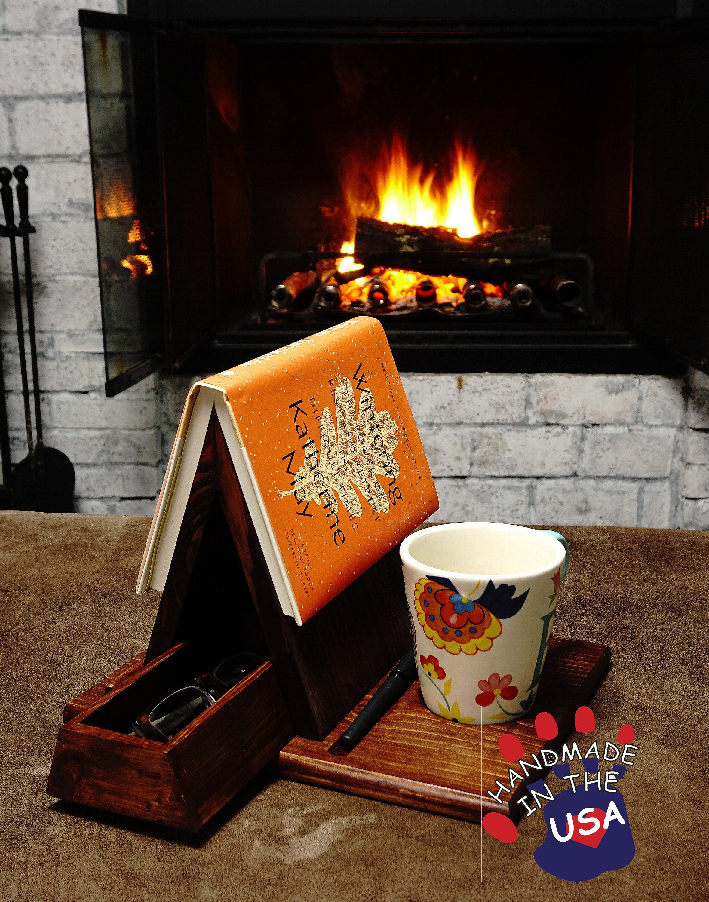 Personalized Solid, Wooden Book Rest / Book Holder / Book Valet ...