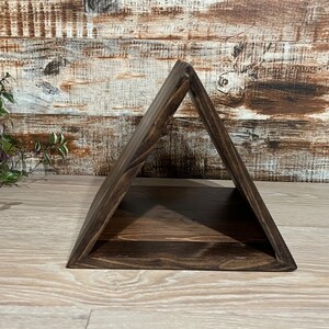 Large Barn Wood Book Rest / Book Marker / Book Stand /book Triangle ...