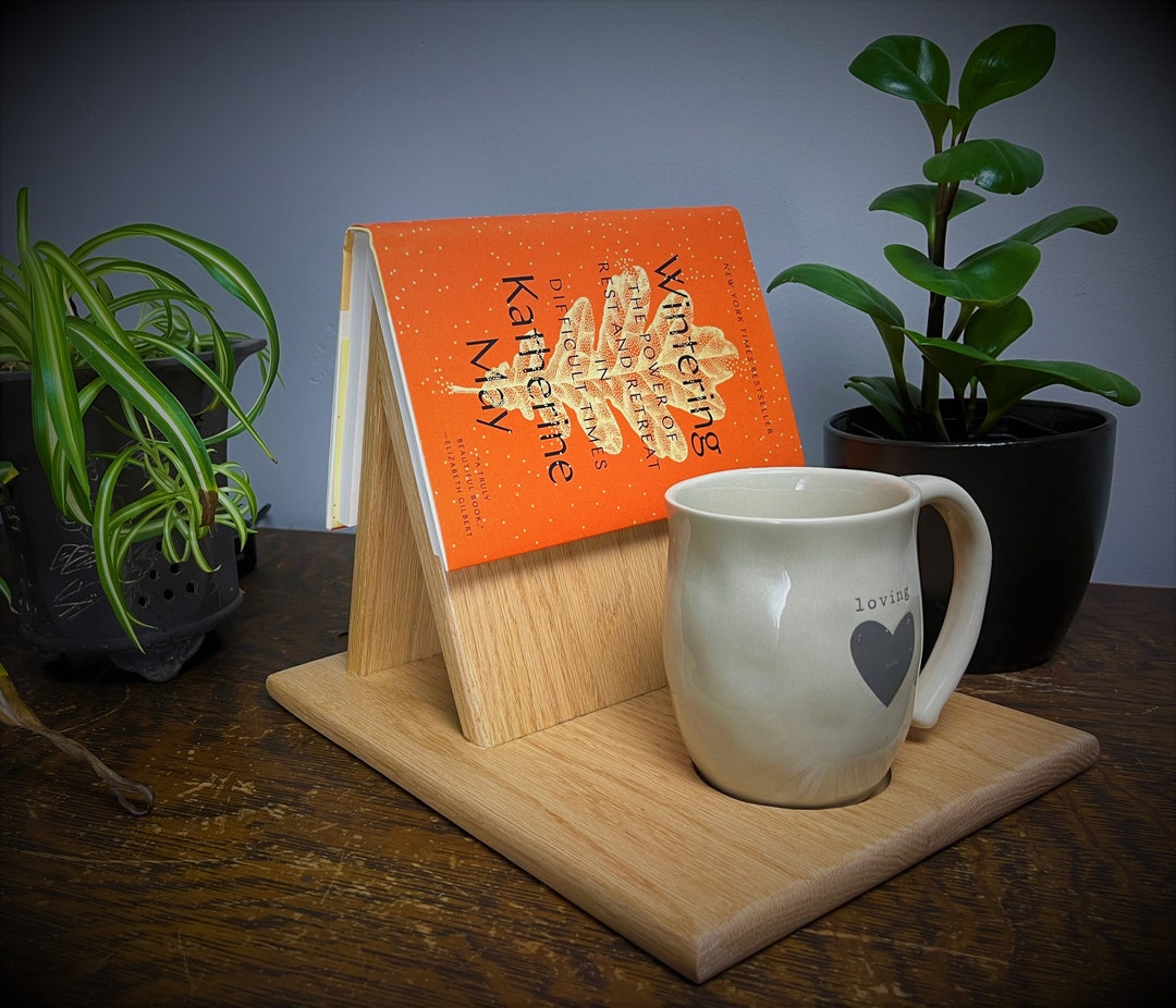 Solid Oak Book Rest / Book Holder / Book Stand Perfect Gift - Etsy