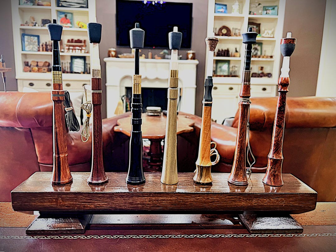 Solid Wood, Turkey Trumpet / Call Display - Holder - Etsy