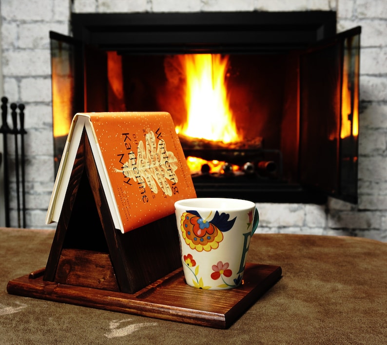 Personalized Solid, Wooden Book Rest / Book Holder / Book Valet ...