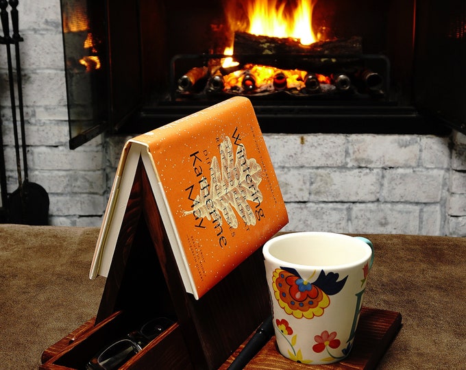 Personalized Wooden Book Valet / Book Rest / Book Holder / Book Stand ...