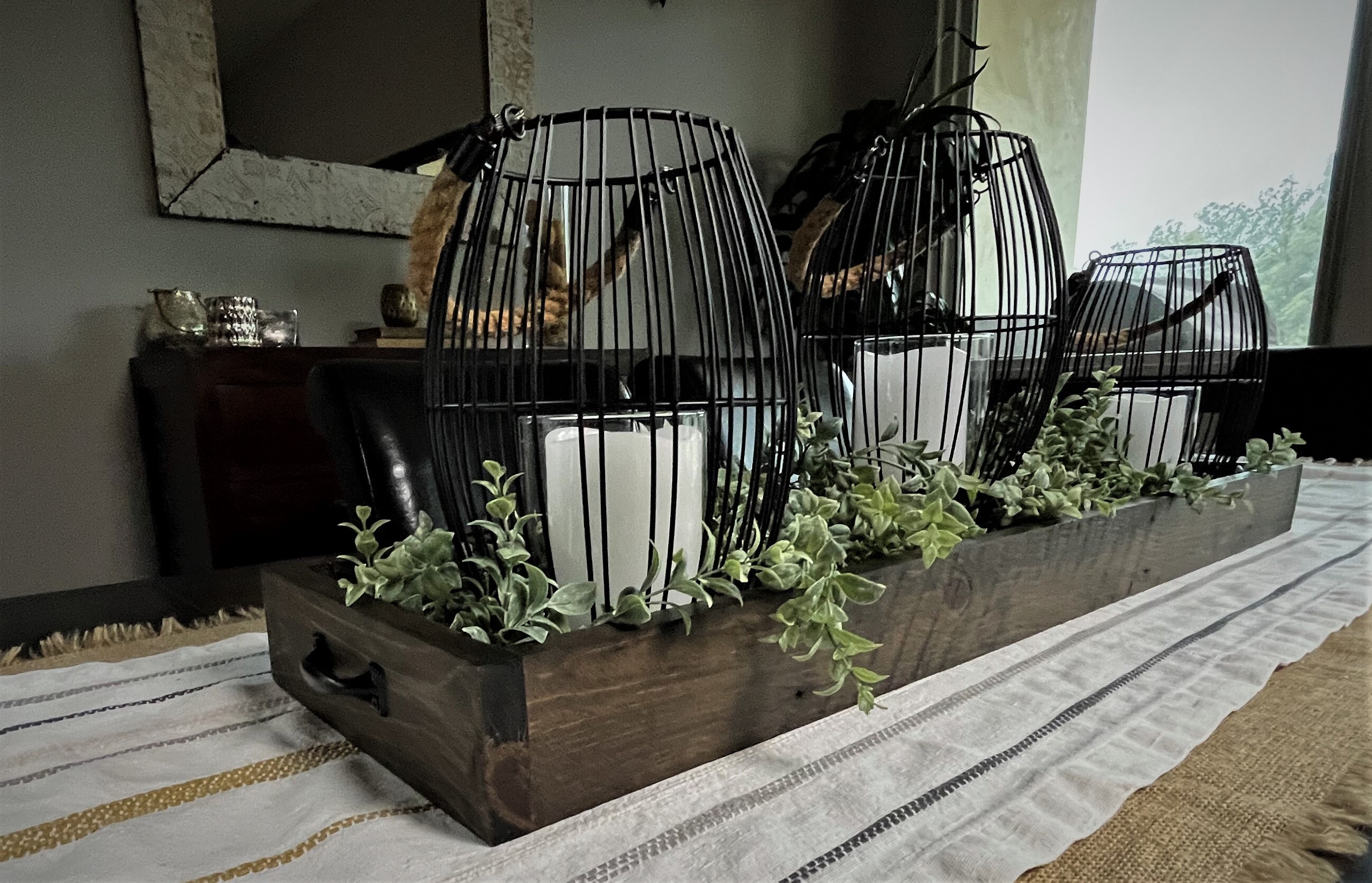 Create Your Own Rustic Farmhouse Decorative Table Tray Center Piece ...