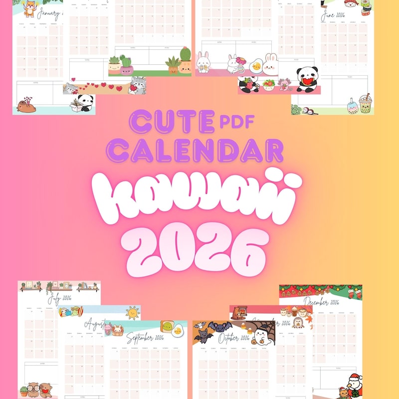 2026 Girly Calendars - Etsy