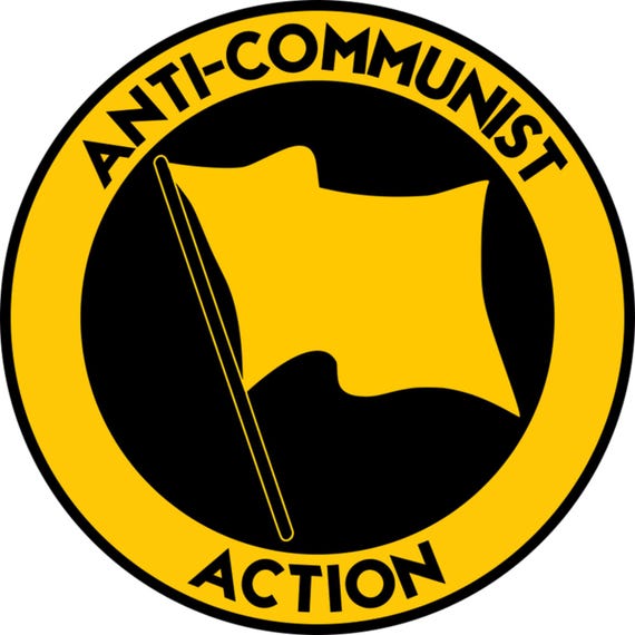 Anti Communist Action Sticker