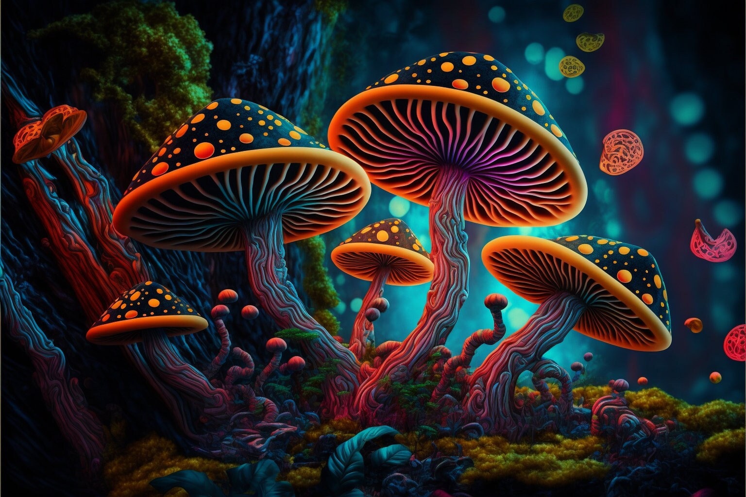 Trippy Shroom Wallpaper Hd