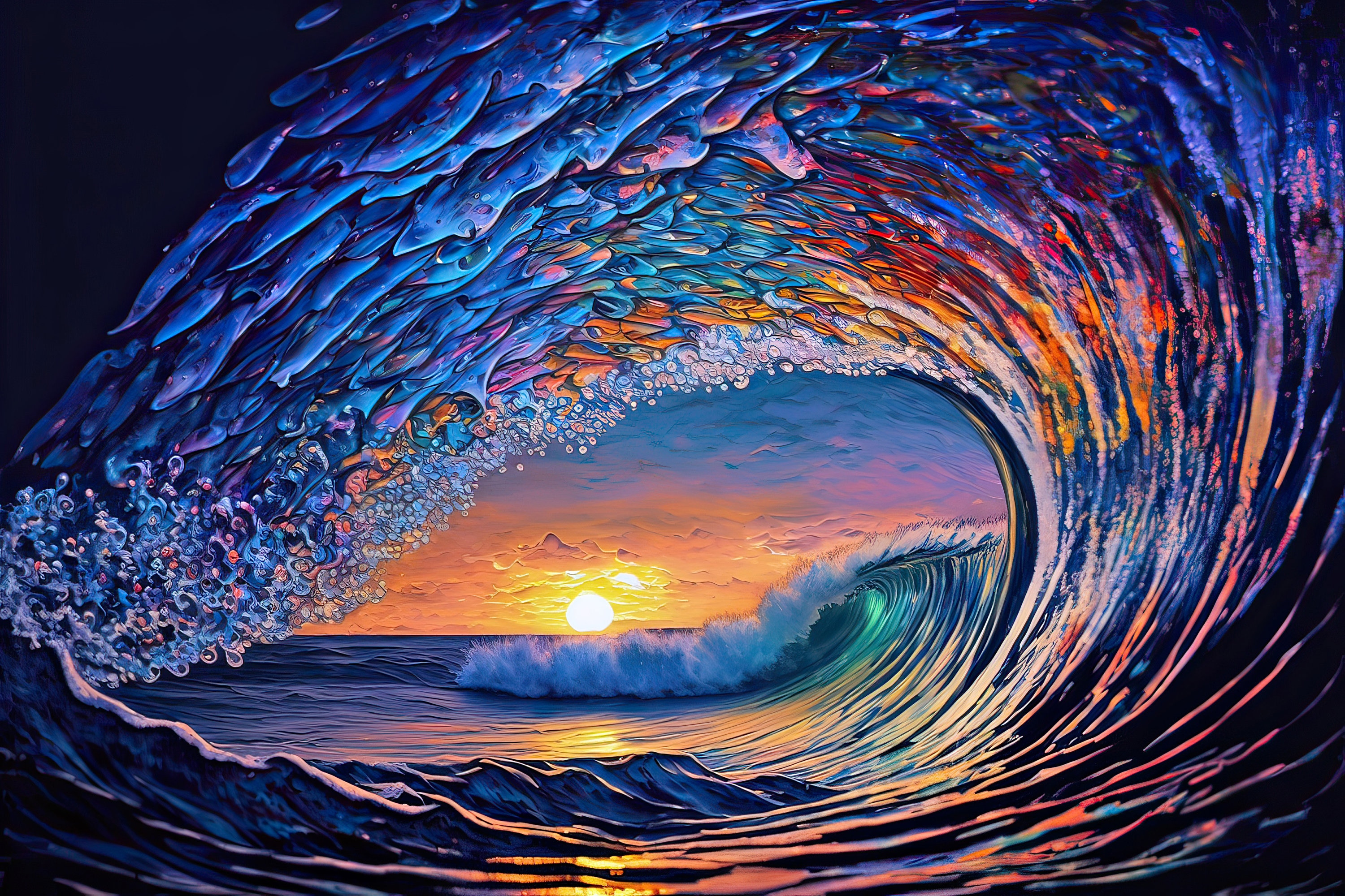 Ocean Wave Art