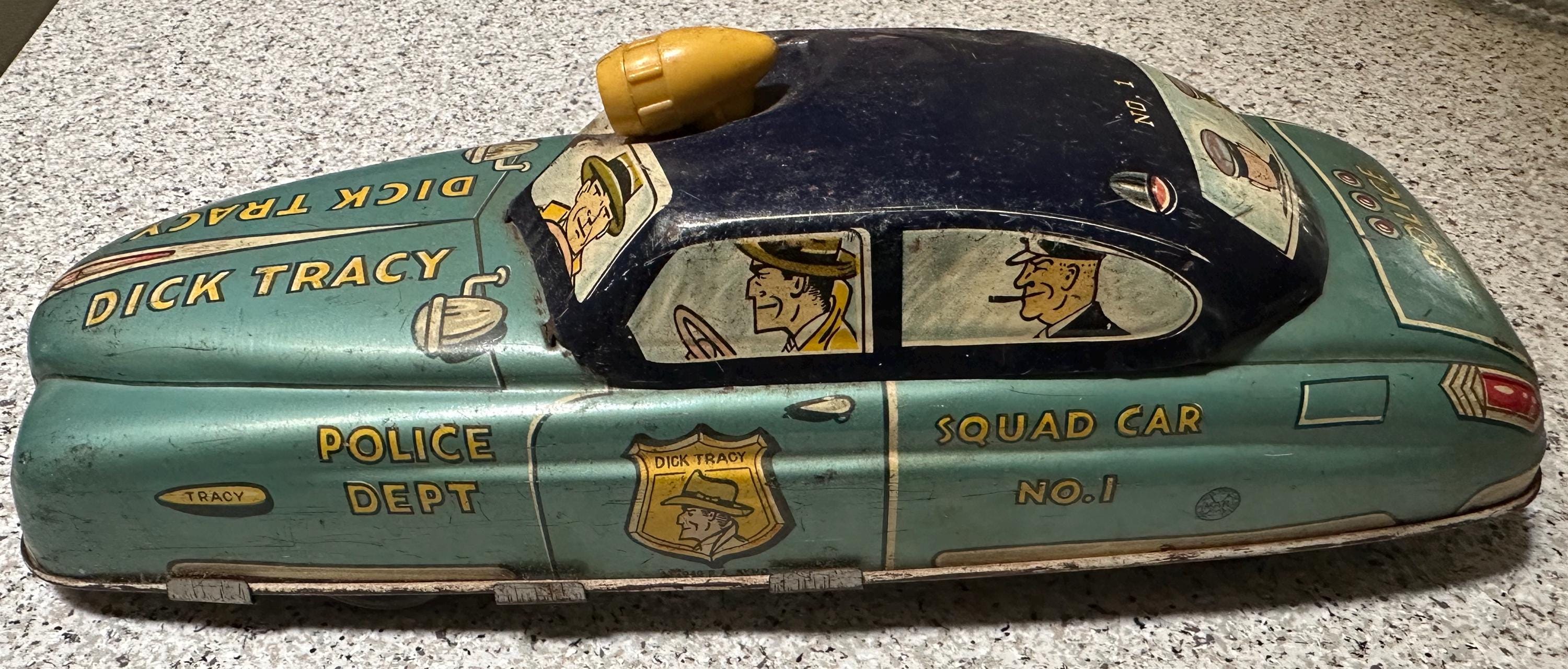 Dick Tracy Squad Car No. 1 Tin Toy - Etsy