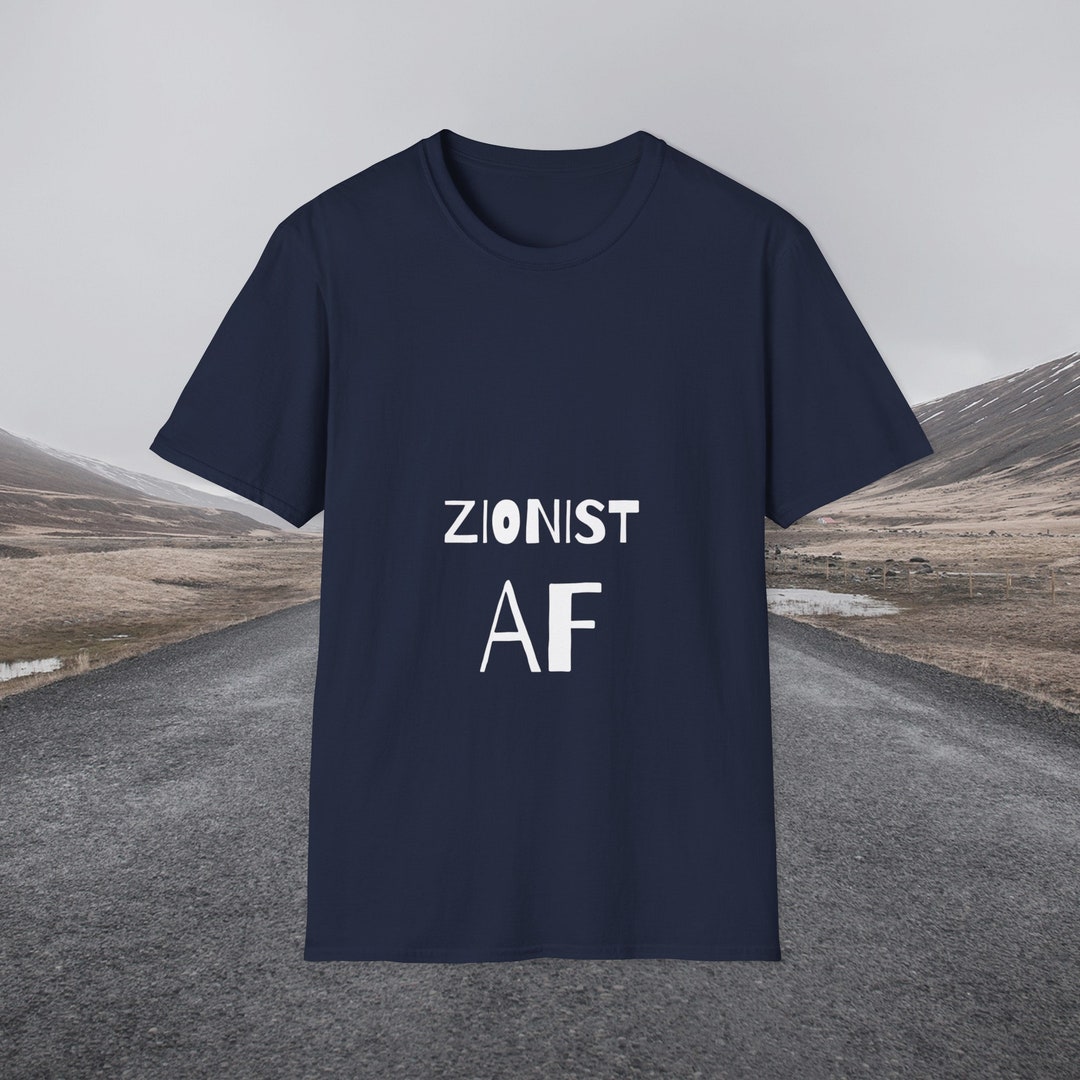 Zionist Shirt Show Your Support for the Zion State Unisex Softstyle - Etsy