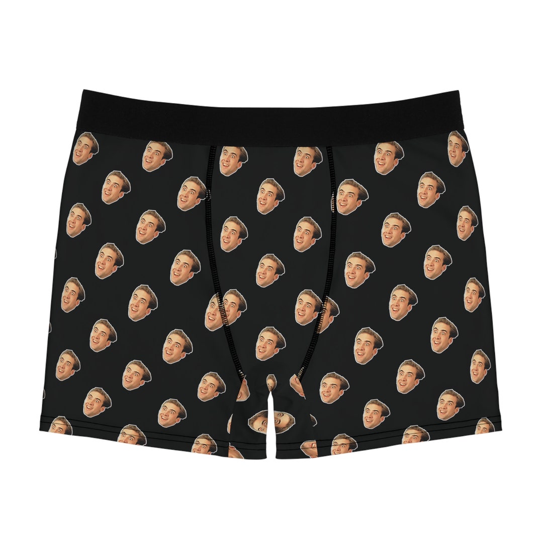 Nicolas Cage (nick Cage) Underwear - Funny Men's Underwear - Black ...