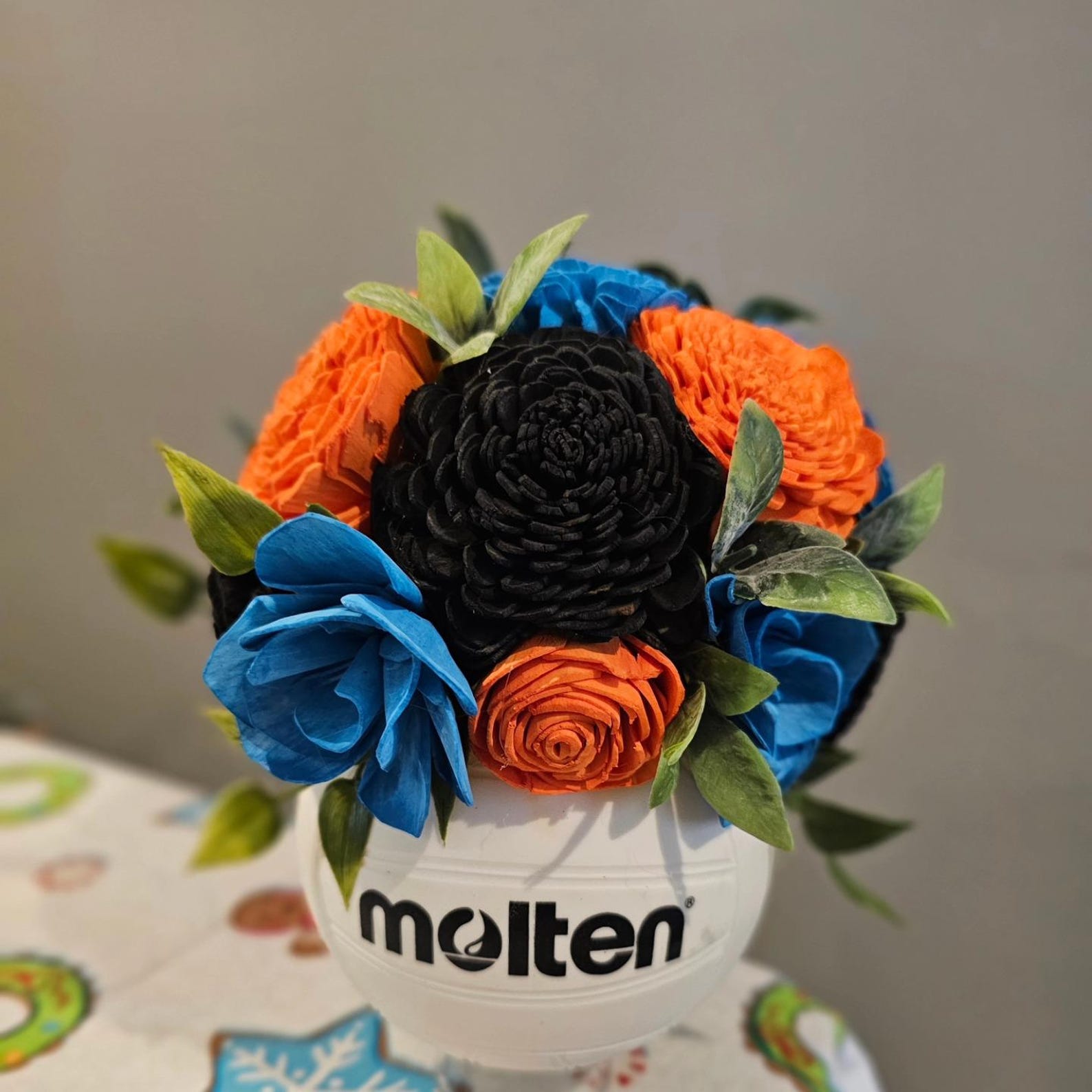Made-to-order Wood Flower Volleyball Bouquet - Etsy