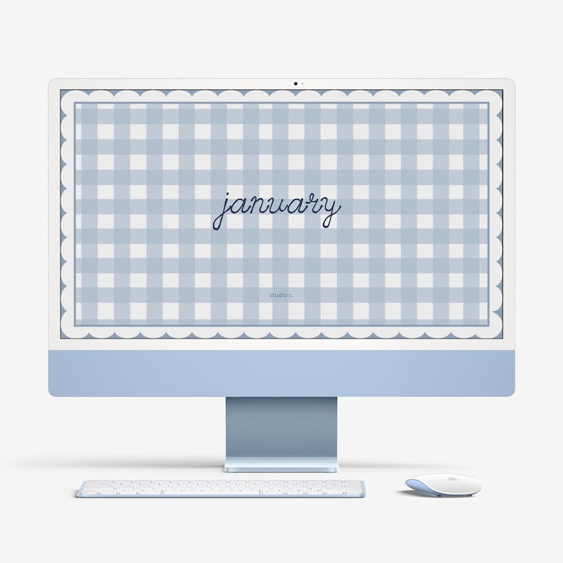 Desktop Background January - Etsy