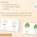 Arabic Tree Parts 3-part Cards - Printable Nomenclature Cards - Arabic ...