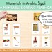 Materials in Arabic 40 Printable Sorting Flashcards for Kids - What is ...