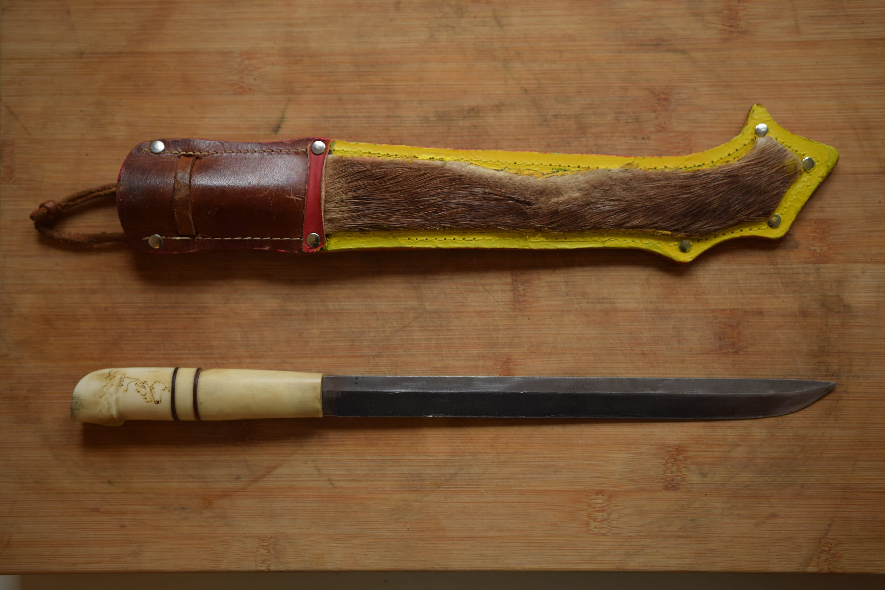 Vintage Finnish Leuku Knife - Etsy