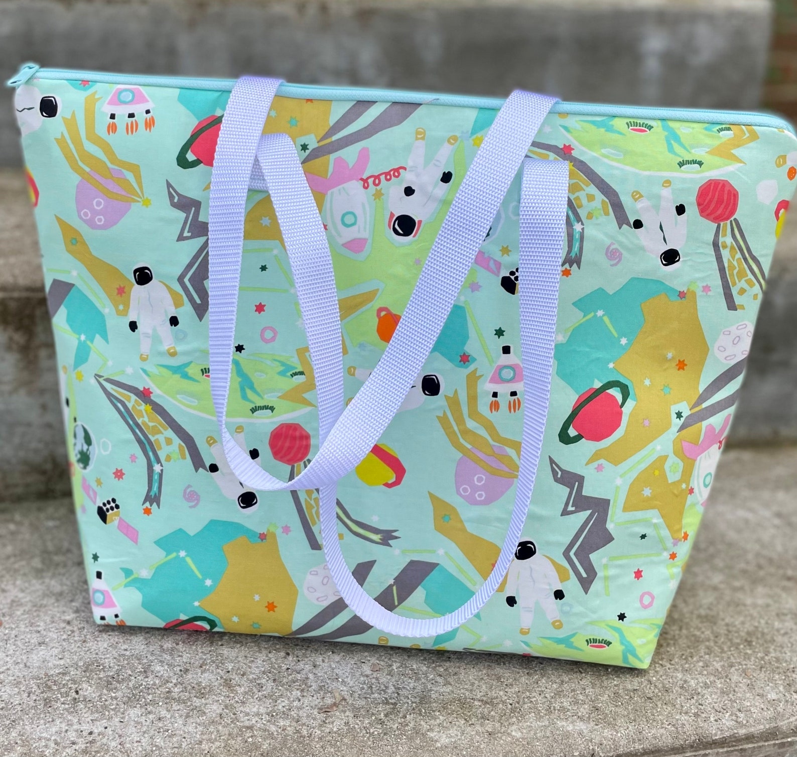 Space Walk Tote - Etsy