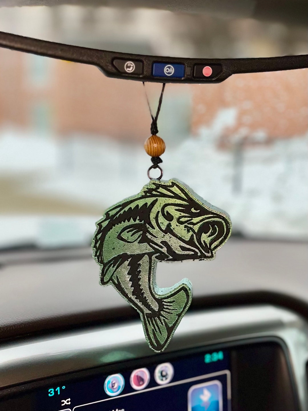 Bass Fish Shaped Car Freshener, Gift - Etsy