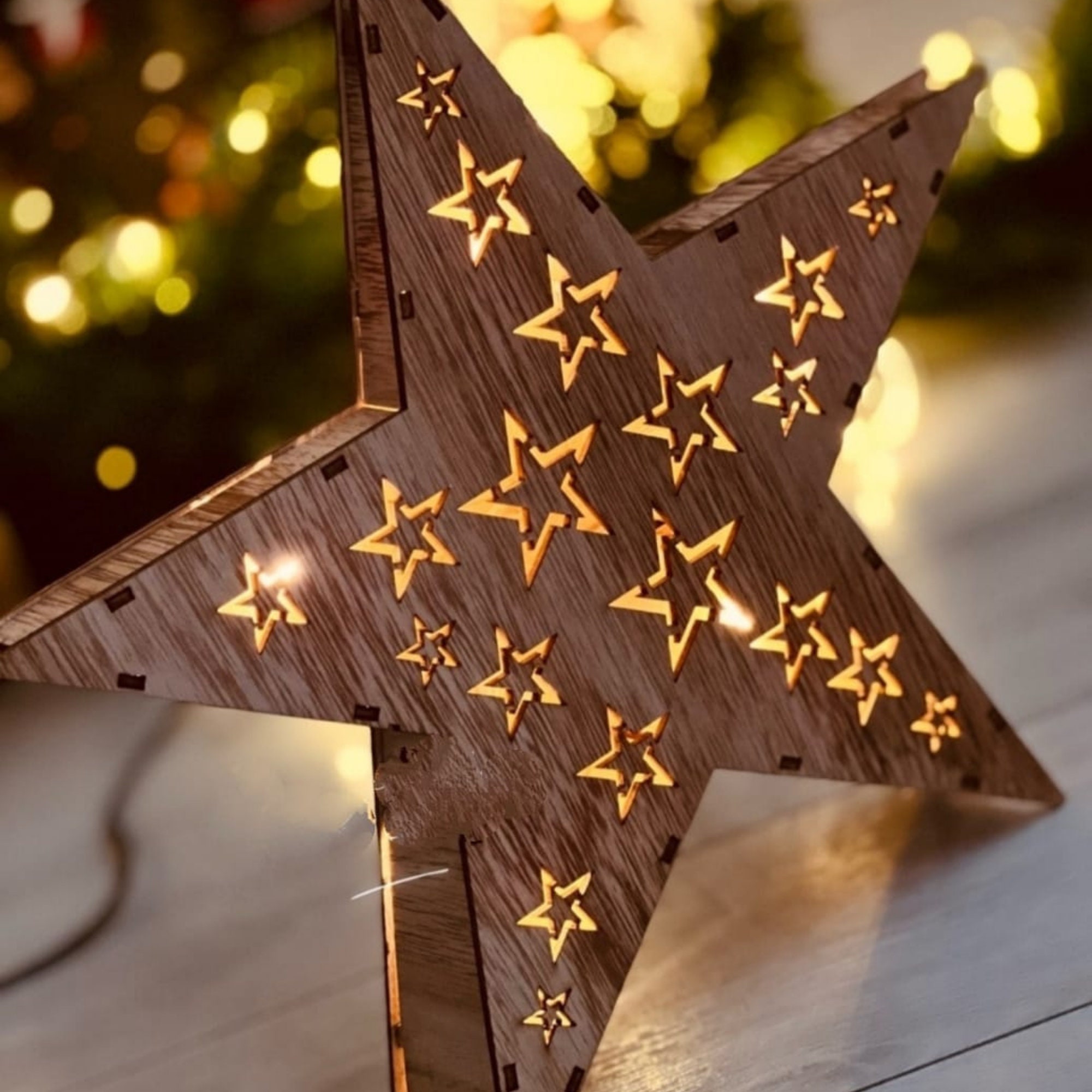 Illuminated Star Christmas Decorative, Star Christmas Decorative, Star ...