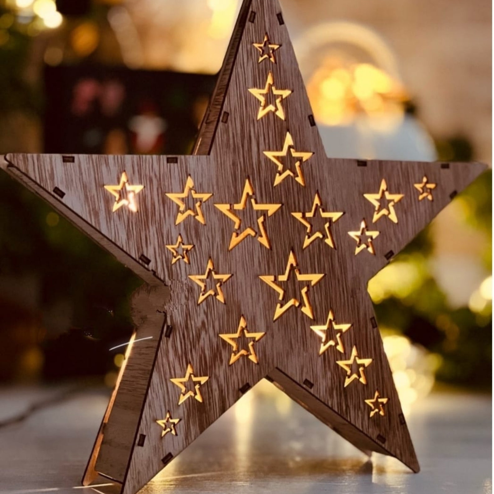 Illuminated Star Christmas Decorative, Star Christmas Decorative, Star ...