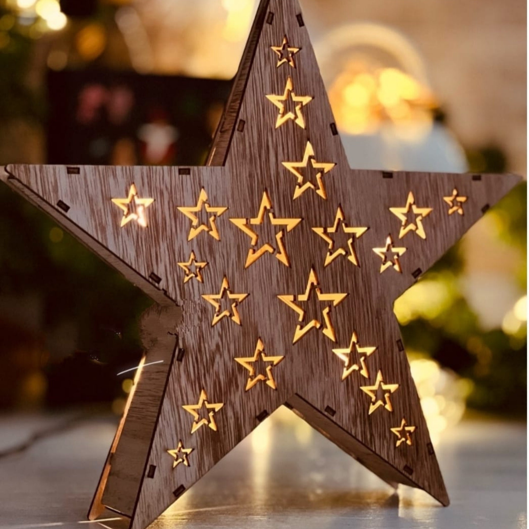 Illuminated Star Christmas Decorative, Star Christmas Decorative, Star ...