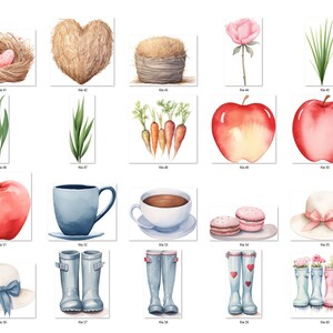 Valentine Farm Clipart Watercolor - Barn Animals Cute Farm Animals ...