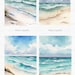 Ocean Landscape Watercolor Clipart PNG - Scenery Beach Sea Summer ...