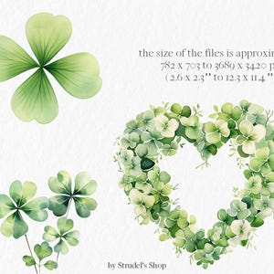 St Patricks Day PNG Watercolor Clipart #b58 - Etsy