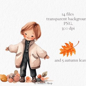 Cute School Kids Watercolor Clipart PNG b177 - Etsy