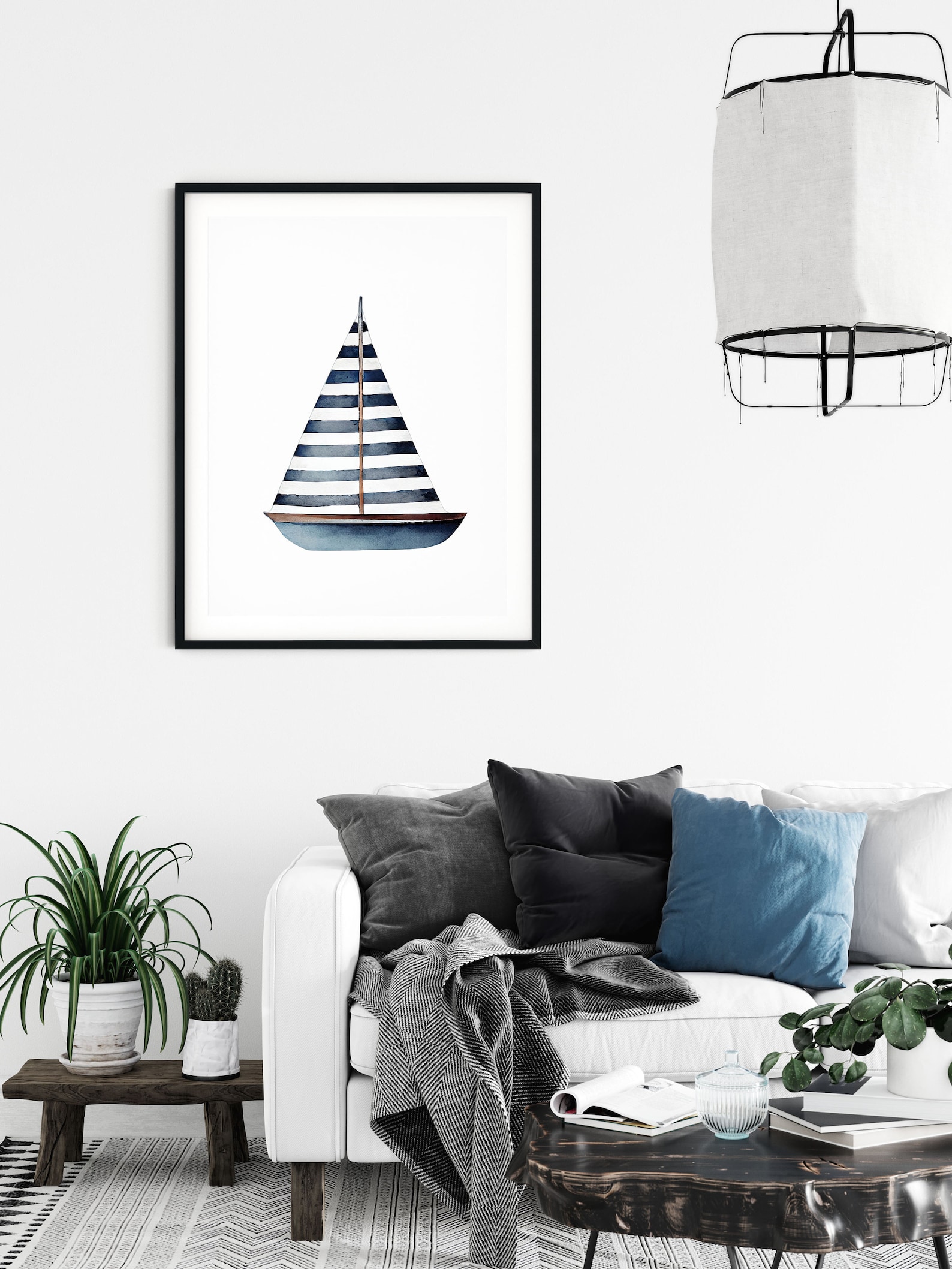 Sea Boats Watercolor Clipart PNG - Nautical Marine Summer Sailing ...