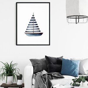 Sea Boats Watercolor Clipart PNG - Nautical Marine Summer Sailing ...