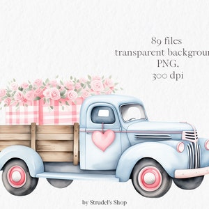 Valentine Farm Clipart Watercolor - Barn Animals Cute Farm Animals ...