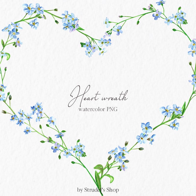Valentine Wreaths Blue - Etsy UK