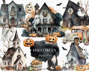 Glamping Watercolor Clipart PNG Camping Adventure Planner - Etsy