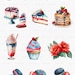 4th of July Watercolor Clipart PNG - Independence Day Camper Travel ...