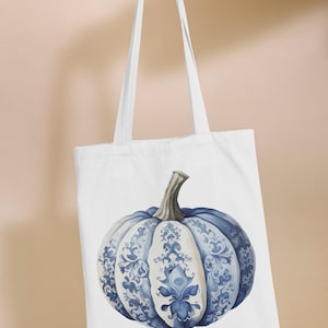 Blue White Pumpkin Watercolor Clipart PNG - Autumn Thanksgiving Pumpkin ...