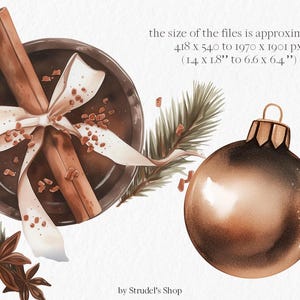 Boho Christmas Png Watercolor Clipart - #b157 - Etsy