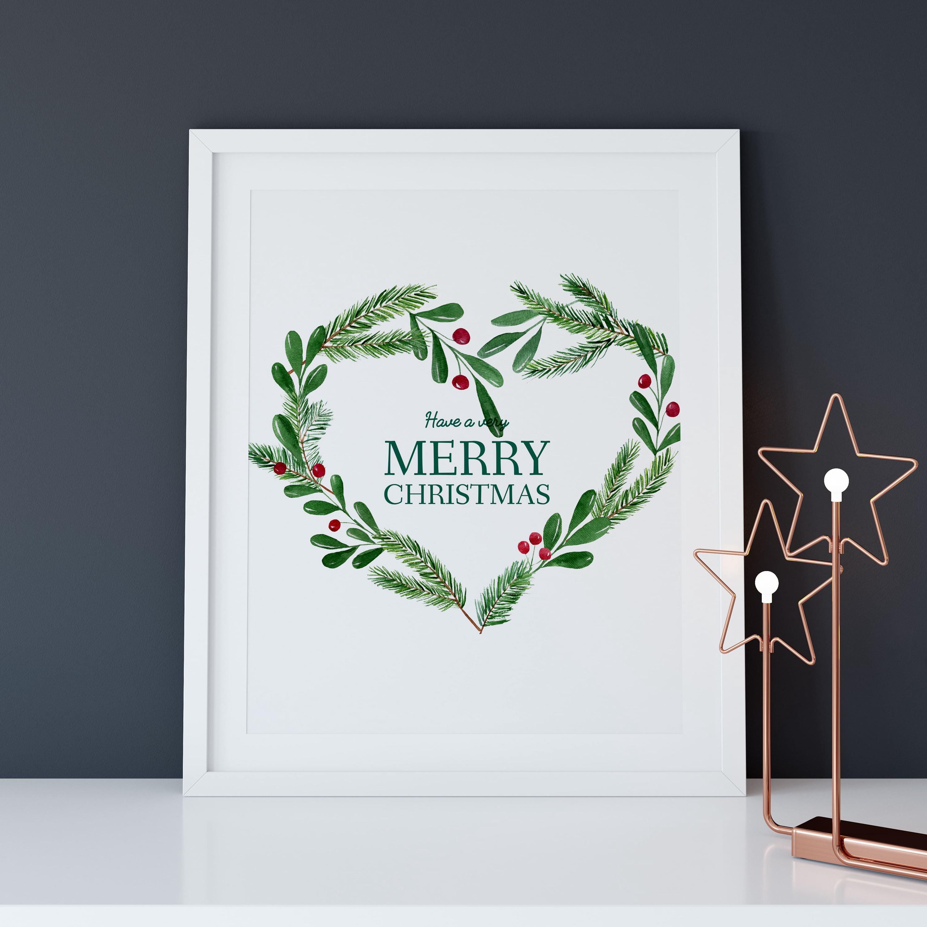 Christmas Heart Clipart PNG SVG JPEG #c26 - Etsy
