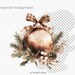 Boho Christmas Png Watercolor Clipart - #b157 - Etsy