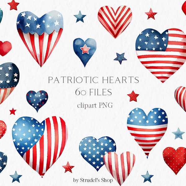 Patriotic Clipart - Etsy