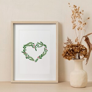 Christmas Heart Clipart PNG SVG JPEG #c26 - Etsy